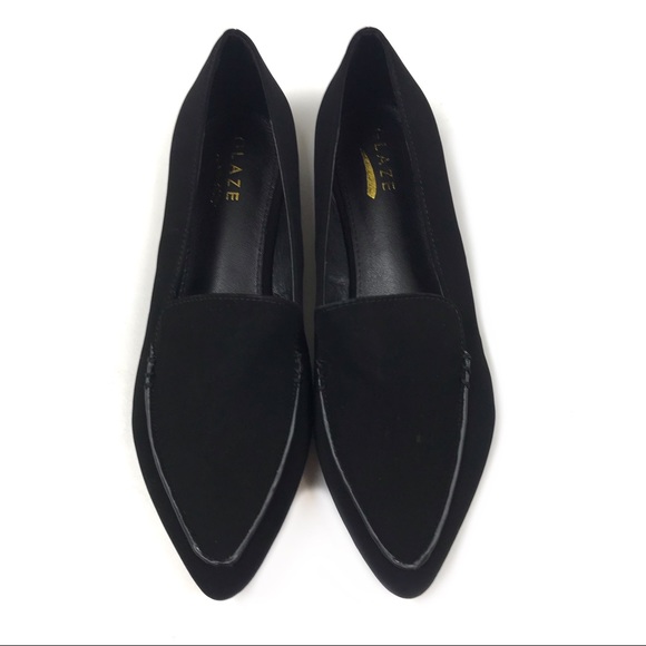 Shoes | Nib Black Suede Flats Sz 85 | Poshmark